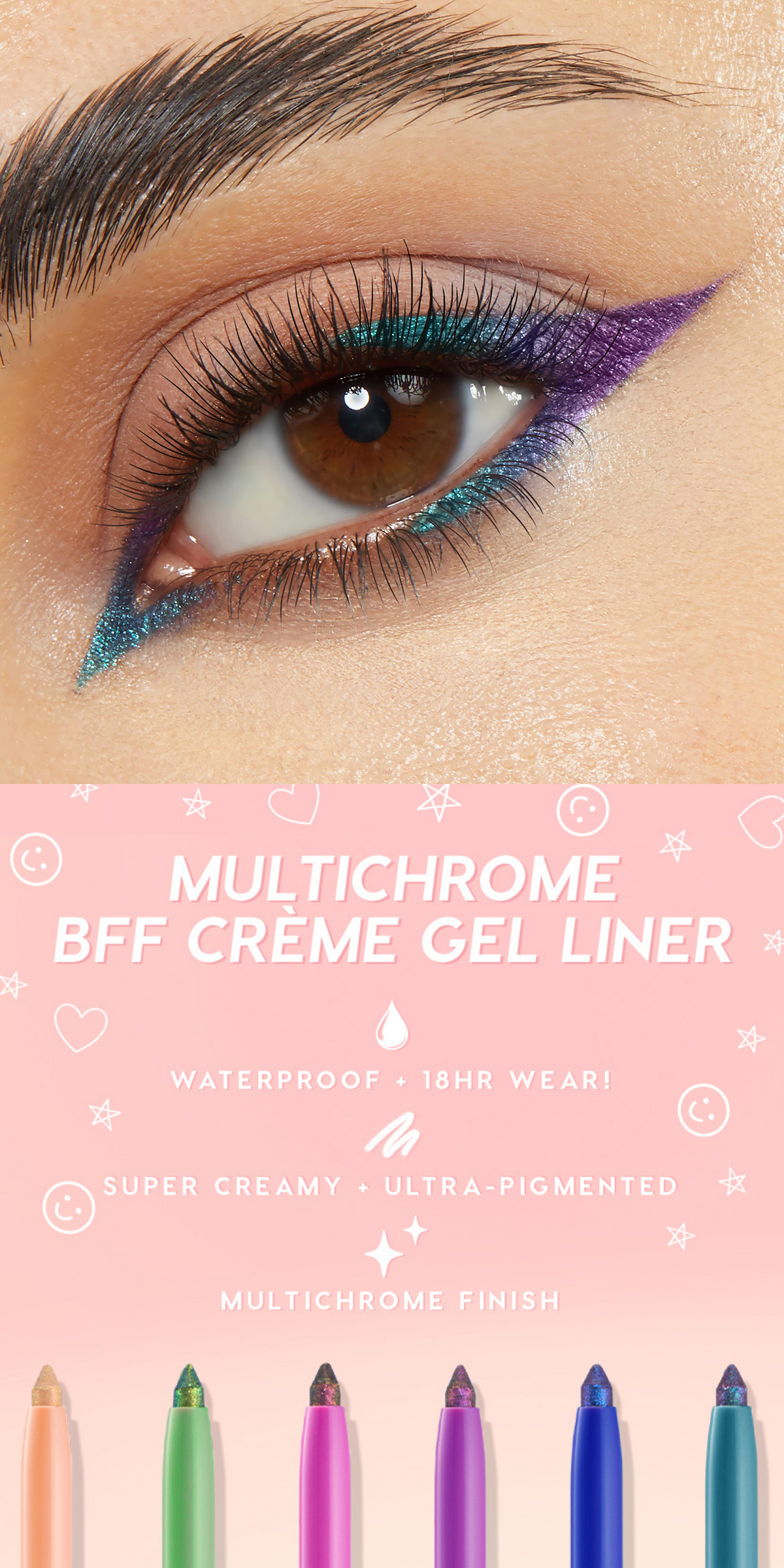 Shop Chrome Hearted | Waterproof Gel Eyeliner Set by ColourPop®