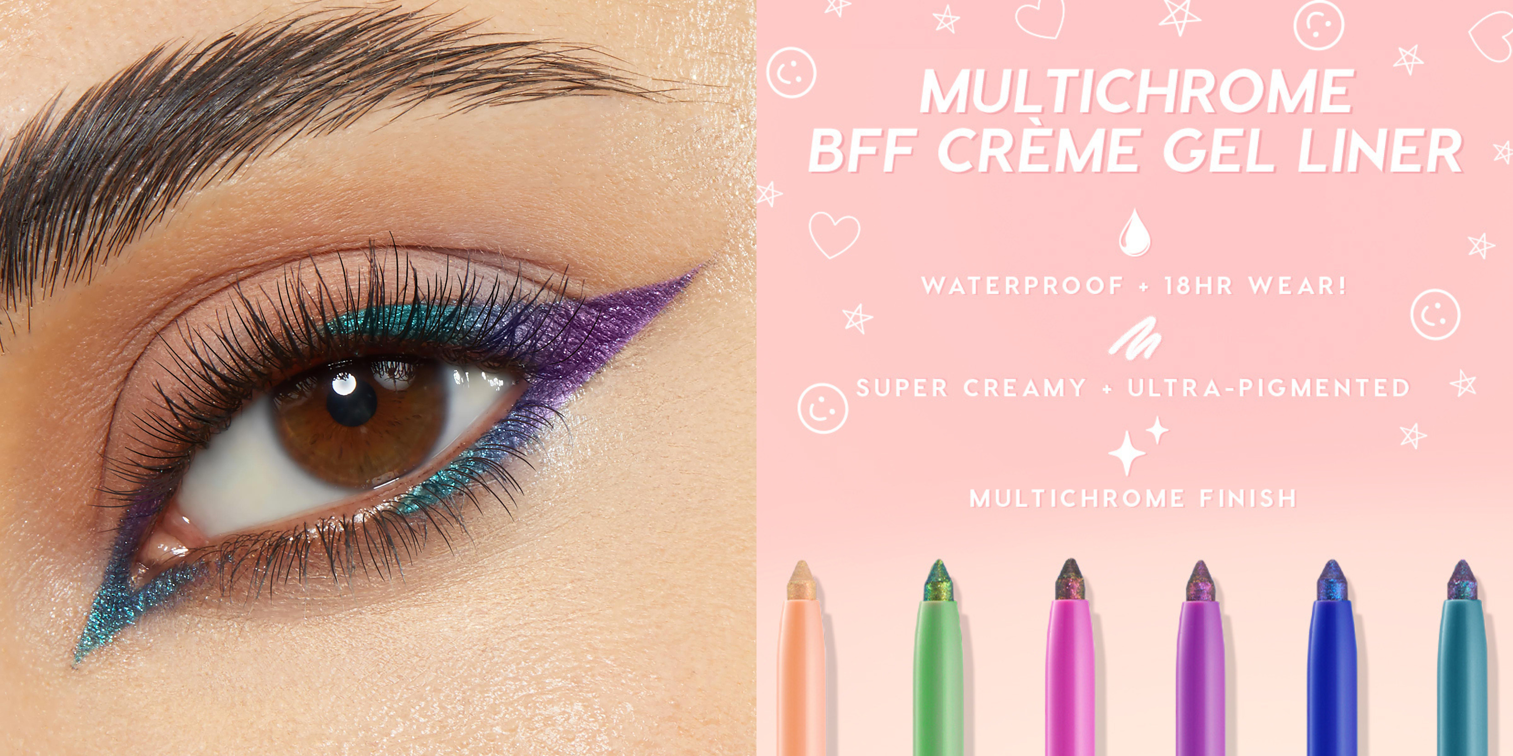 ColourPop®: Shop Chrome Hearted | Multichrome Eyeliner