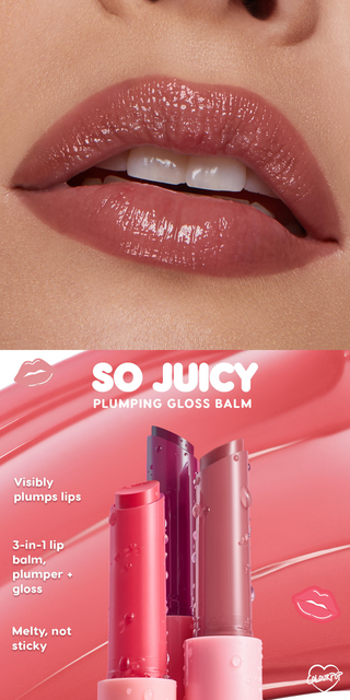 ColourPop®: Dolled Up - So Juicy Plumping | Cool-Toned Pink Gloss Balm