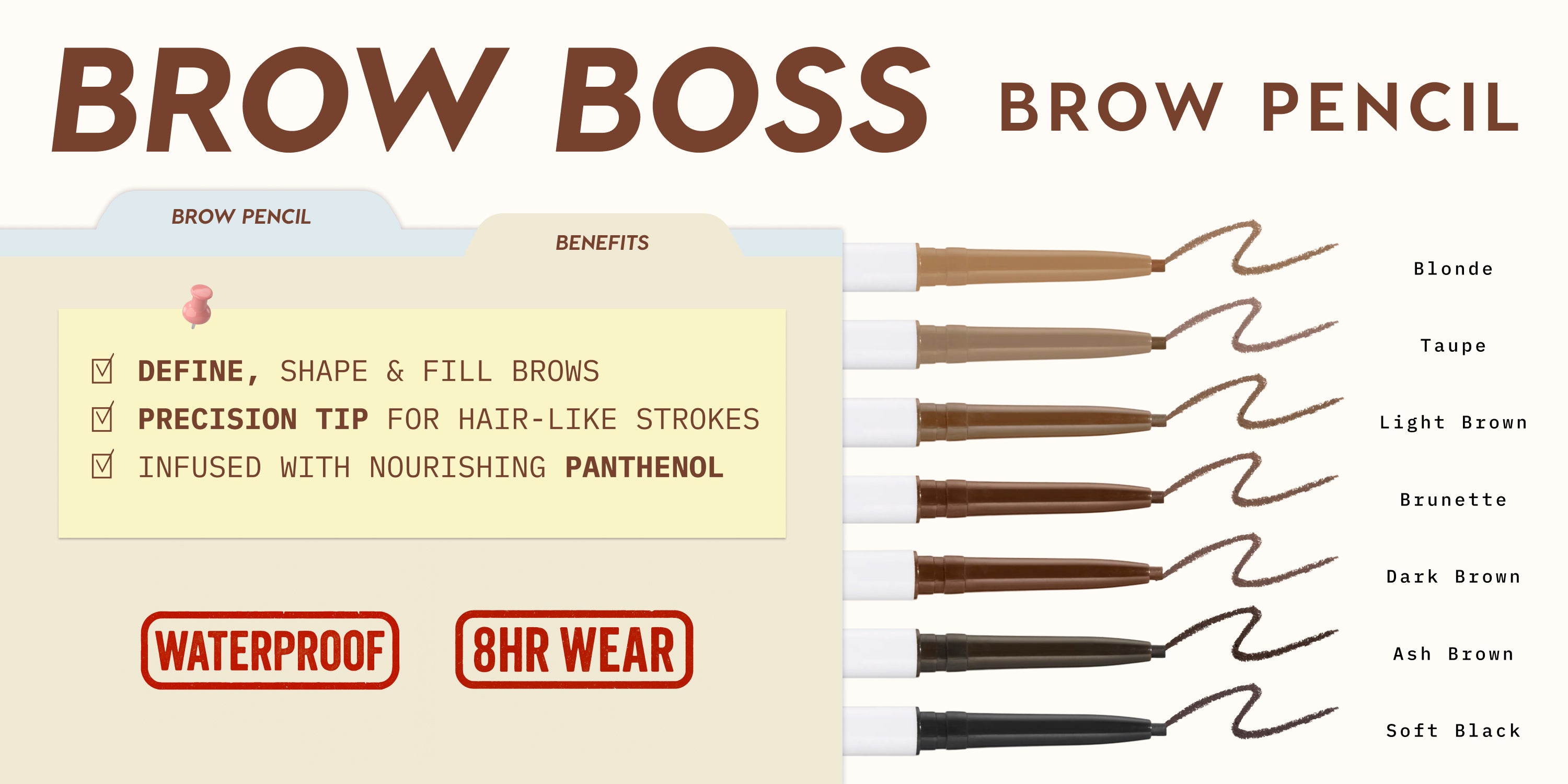 Shop Brunette Brow Boss | Brow Pencil by ColourPop®