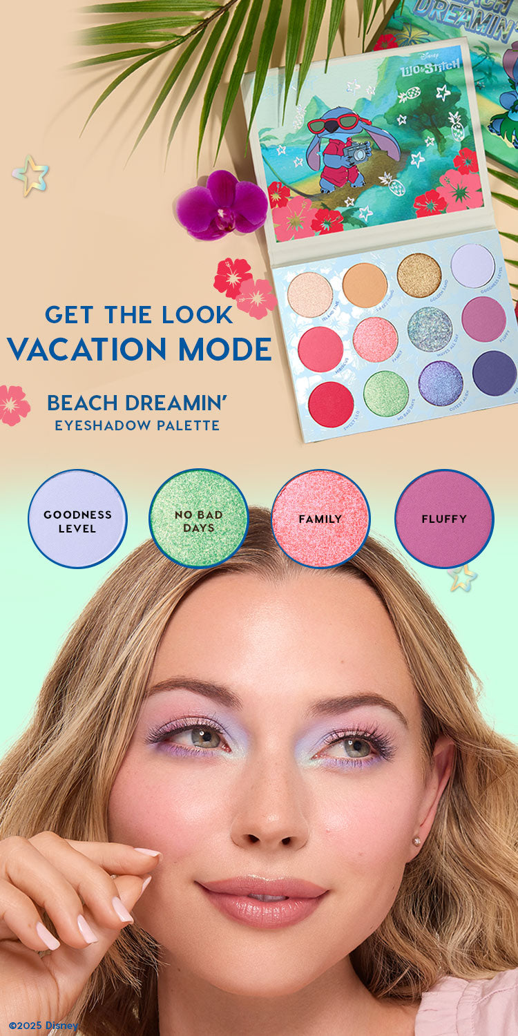 Beach Dreamin' | Lilo & Stitch Shadow Palette | ColourPop