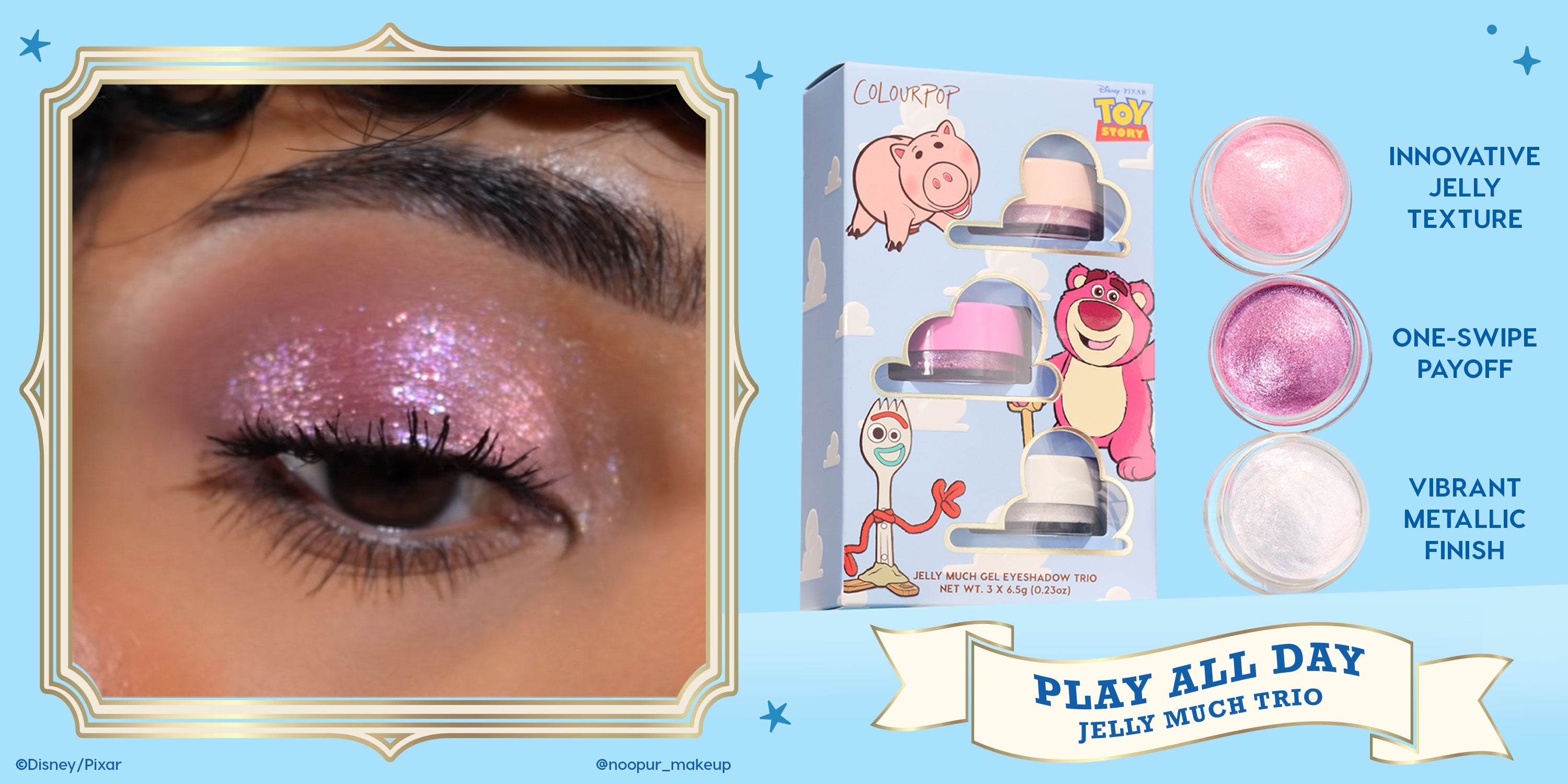 Shop Play All Day | Toy Story Jelly Much Trio by ColourPop®