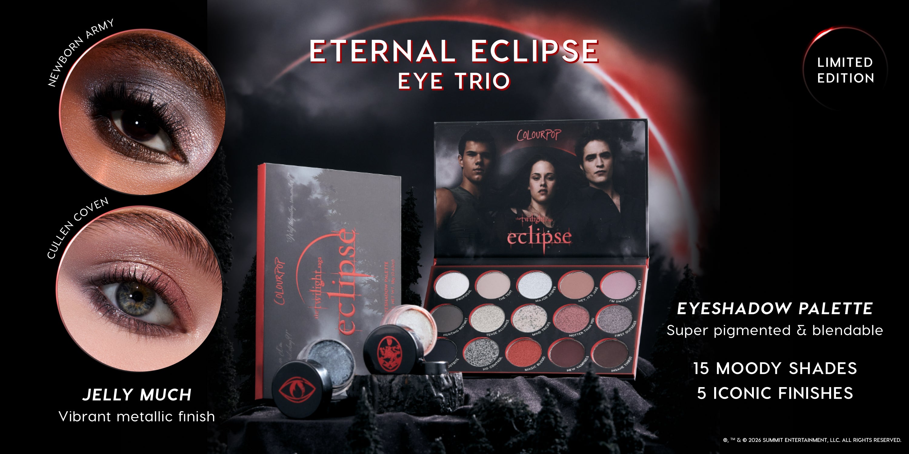 Shop Eternal Eclipse - Eye Trio | ColourPop® x Twilight Eclipse