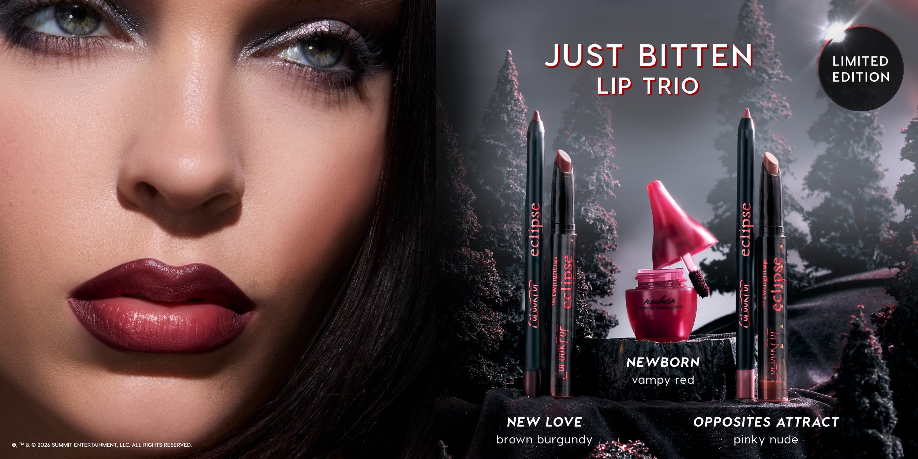 Shop Just Bitten | Twilight Eclipse Lip Kit Set by ColourPop®