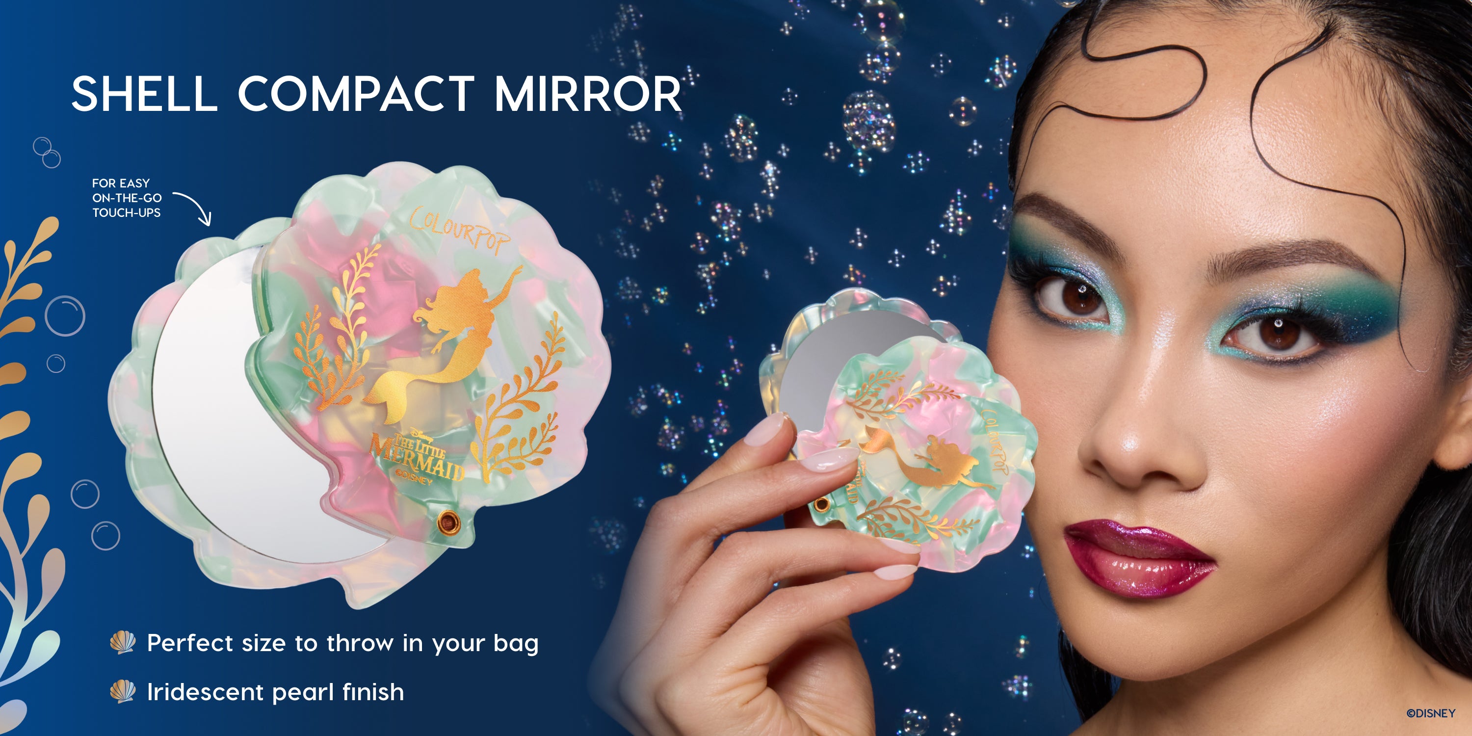 Shop The Little Mermaid Mirror - The Little Mermaid x ColourPop®