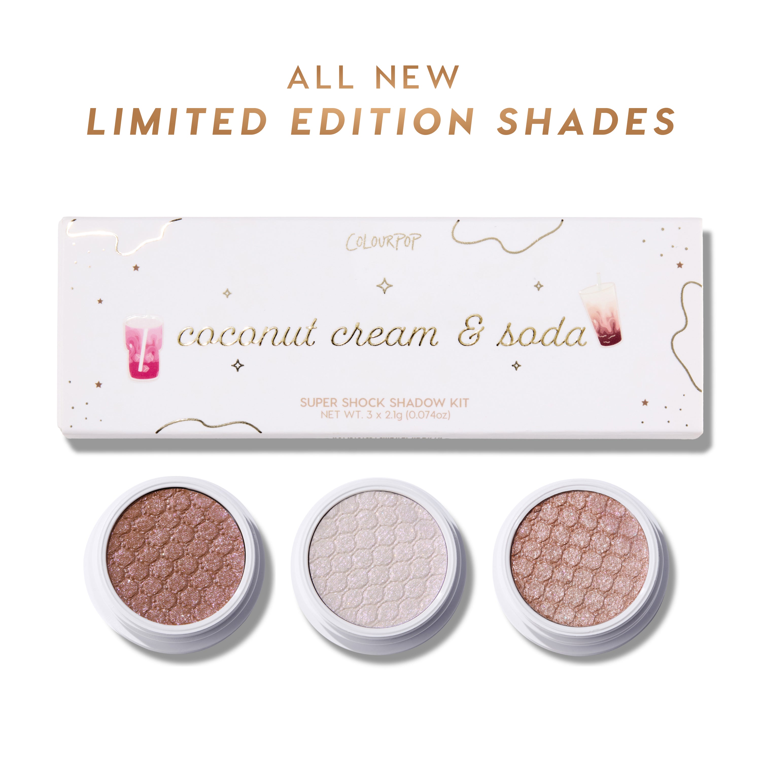 Shop Coconut Cream and Soda | Super Shock Shadow Kits by ColourPop®