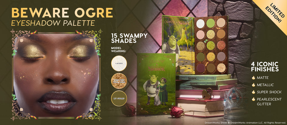 Shop Beware Ogre Eyeshadow Palette | Shrek x ColourPop® Collab