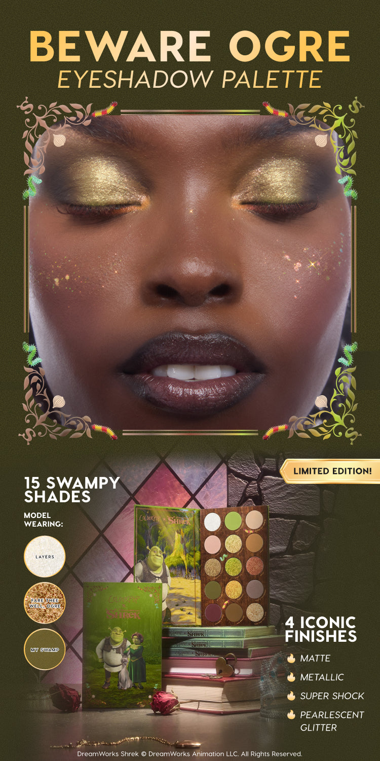 Shop Beware Ogre Eyeshadow Palette | Shrek x ColourPop® Collab