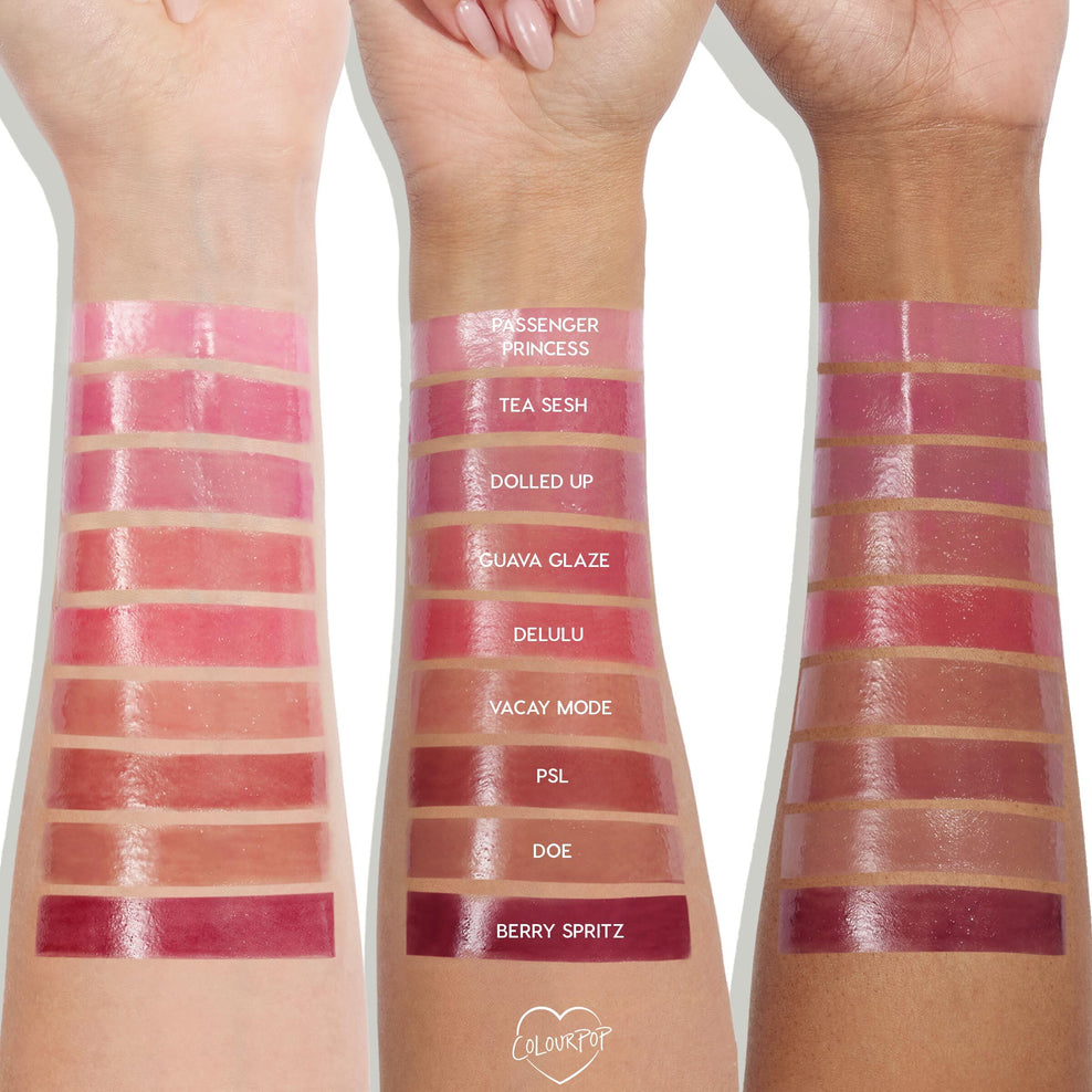 ColourPop®: Dolled Up - So Juicy Plumping | Cool-Toned Pink Gloss Balm
